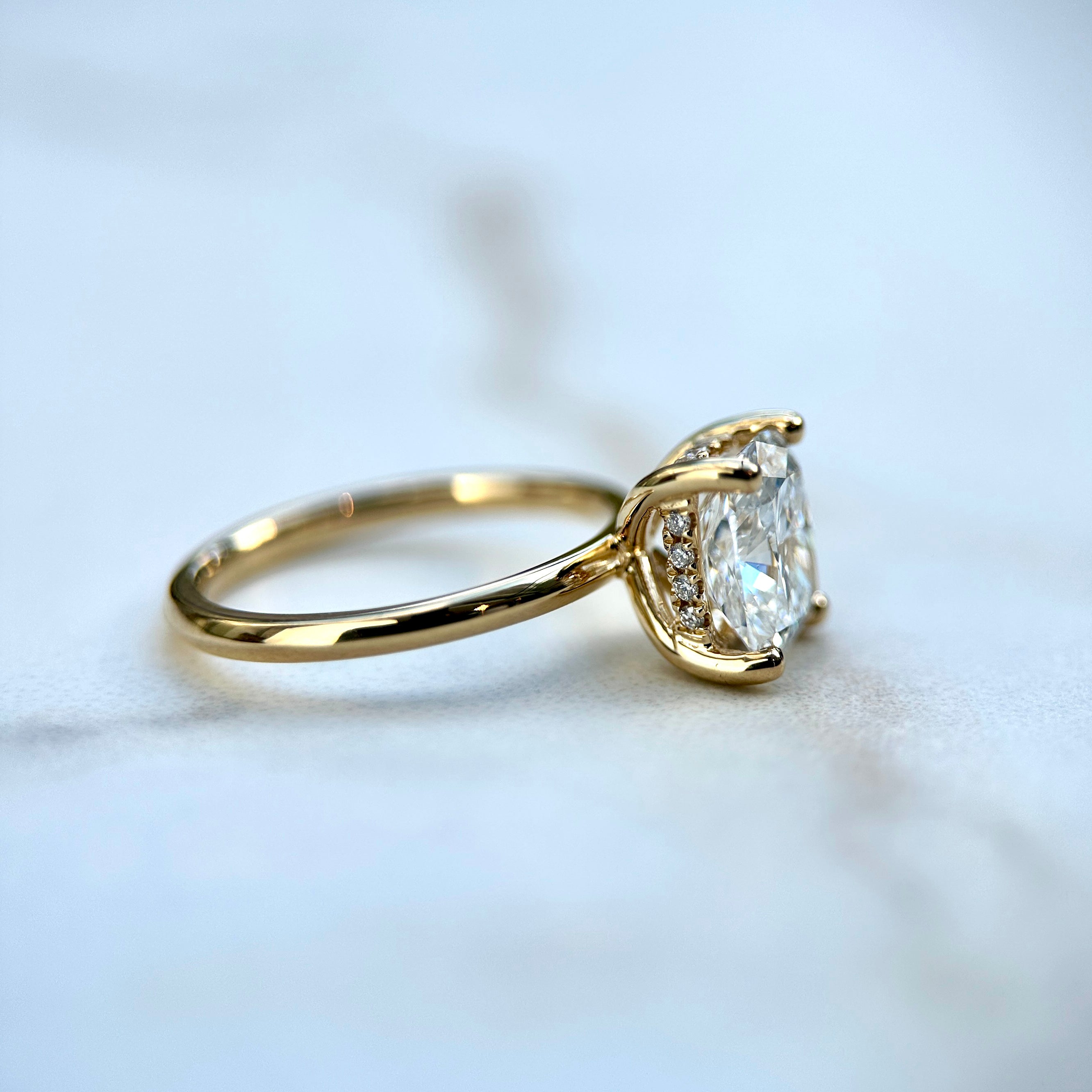 Hidden Halo Engagement Rings – London Diamonds